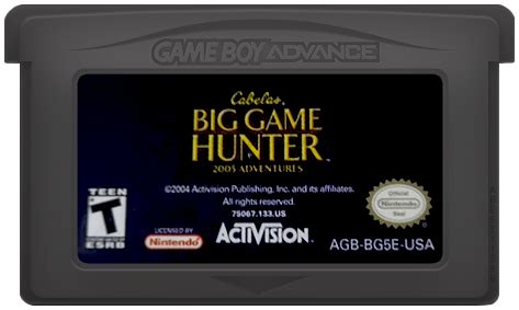 Cabelas Big Game Hunter 2005 Adventures Images Launchbox Games Database