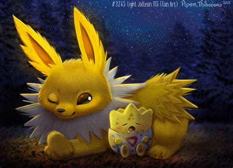 3245 Light Jolteon Tcg Fan Art By Cryptid Creations On Deviantart