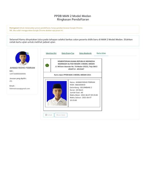 Ppdb Man 2 Model Medan Pdf