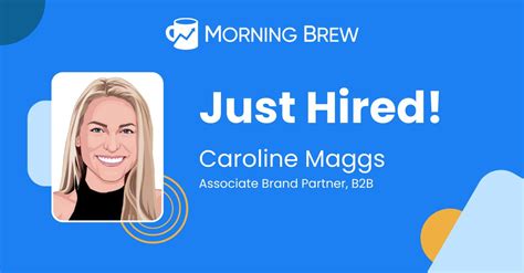 Morning Brew On Linkedin Please Welcome Caroline Maggs Who Will Be