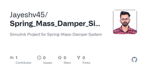 Github Jayeshv45springmassdampersimulation Simulink Project For Spring Mass Damper System