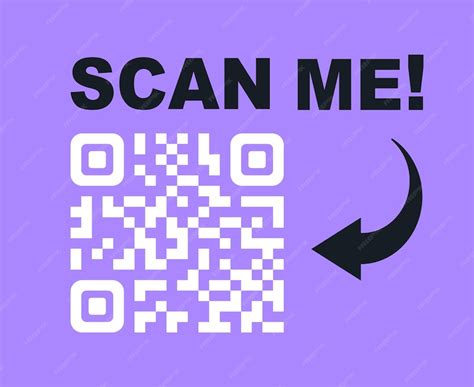 Premium Vector Scan Me Icon With Qr Code Symbol Or Emblem