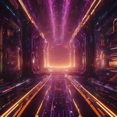 Premium Ai Image Futuristic Data Flow Data Transfer Technology