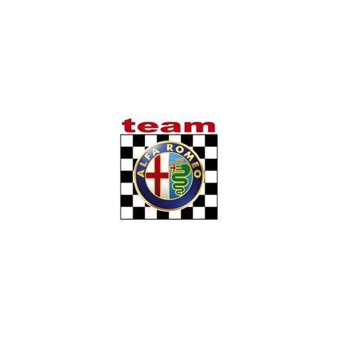 Alfa Romeo Team Laminated Decal Cafe Racer