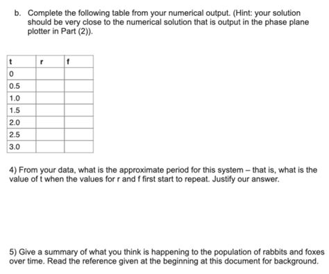 solved consider the following predator prey problem from