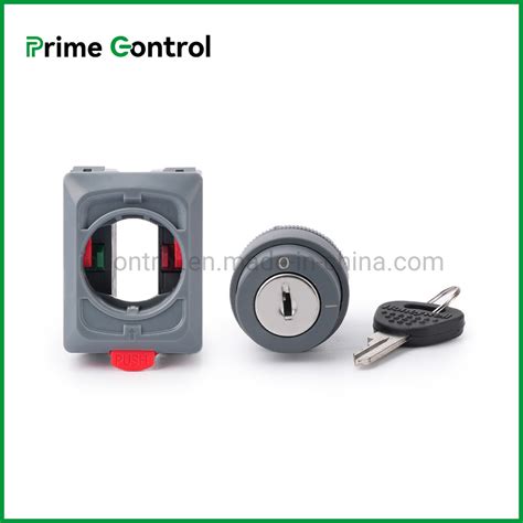 Diameter 22mm 2no 2nc Nonc 3 Position Momentary Selector Key Lock Push