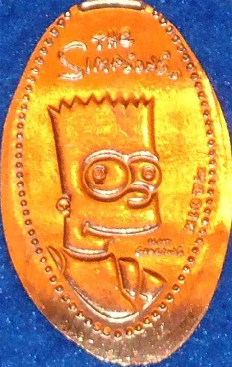 Brand New Stupendous Bart Simpson Penny Universal Studios Hollywood