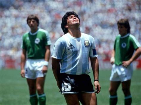 Diego Armando Maradona 1986 Copa Del Mundo Imágenes De Fútbol