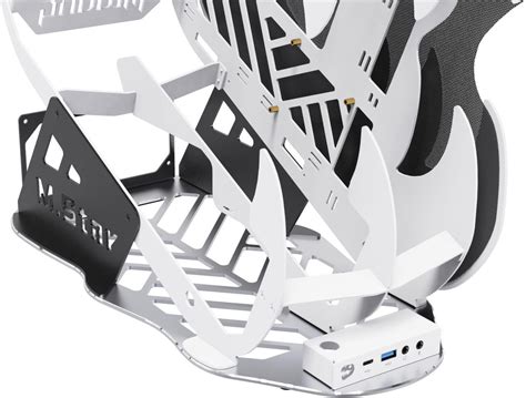 Mloong M Star 3 Blue Matx Mid Tower Pc Gaming Case Open High Airflow Perforated Computer Cases