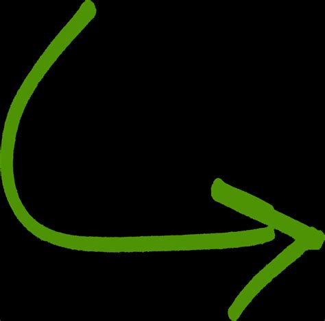 Download Green Curved Arrow