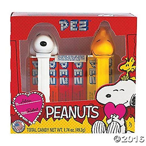 Peanuts Valentines Day Pez T Set Valentine Chocolate Pez Candy Valentines