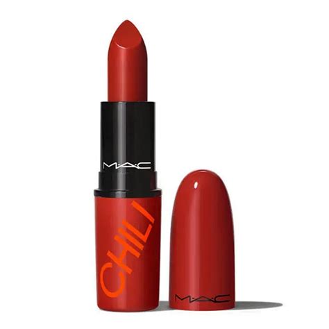 Son Mac Lustreglass Lipstick 602 Chili Màu Đỏ Gạch Vua Hàng Hiệu
