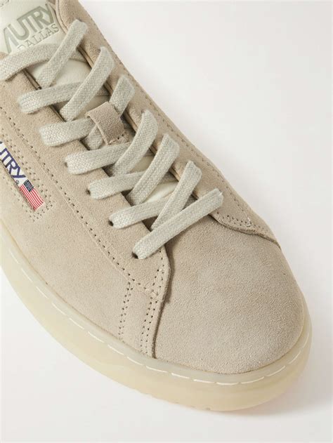 Autry Dallas Leather Trimmed Suede Sneakers For Men Mr Porter