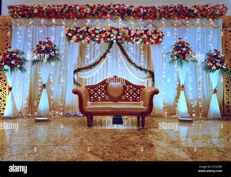 Marriage Wedding Stage Decoration 60 Photos