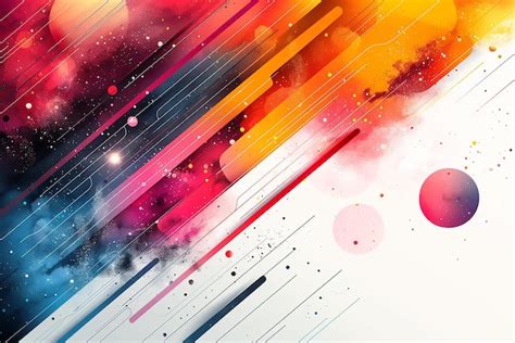 Premium Vector Vector Colorful Wave With Grunge Vector Illustration