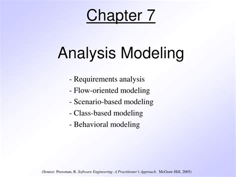 Ppt Chapter 7 Analysis Modeling Powerpoint Presentation Free