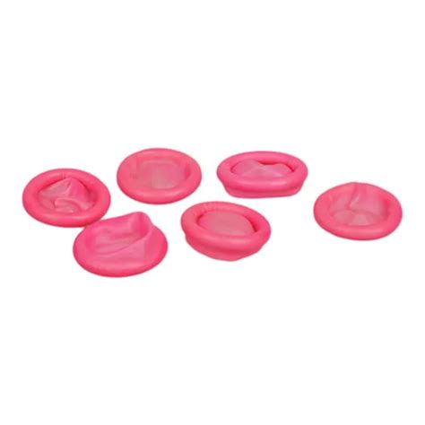 Pink Industrial Electronics Factory Non Pink Finger Cots Latex Material