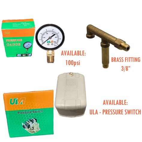 Pressure Switch Fitting Brass Connector Presure Gauge Shopee