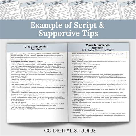 Crisis Intervention Therapy Scripts 27 Sessions With Detailed Tips