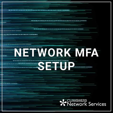Network Mfa Setup Cuanswers Store
