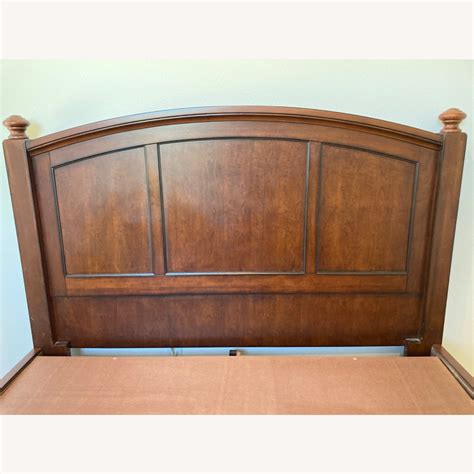 Mancini Dark Brown Queen Bed Aptdeco