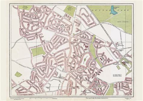 Birmingham In 1939 Series Kingstanding Road Area Bir1939 01 Old
