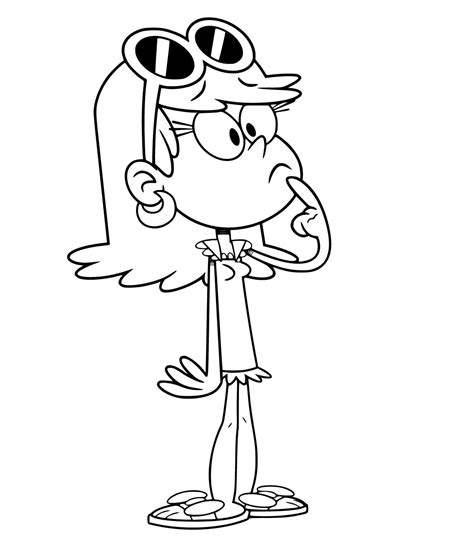 Leni Loud Coloring Pages Coloringlib