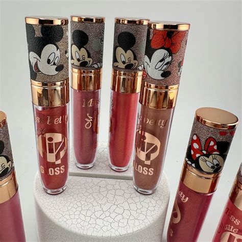 Miss Betty Makeup Mickey Mouse 8 Pack Bling Lip Gloss Set Mix Brand