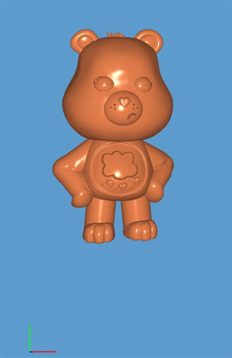 Archivo Stl Grumpy Bear 🐻 ・objeto Imprimible En 3d Para Descargar・cults