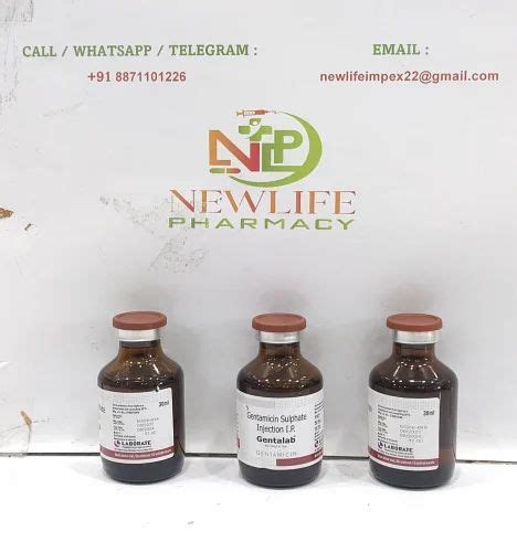 Gentalab Gentamicine Sulphate Injection 30 Ml At ₹ 37 Vial Gentamicin