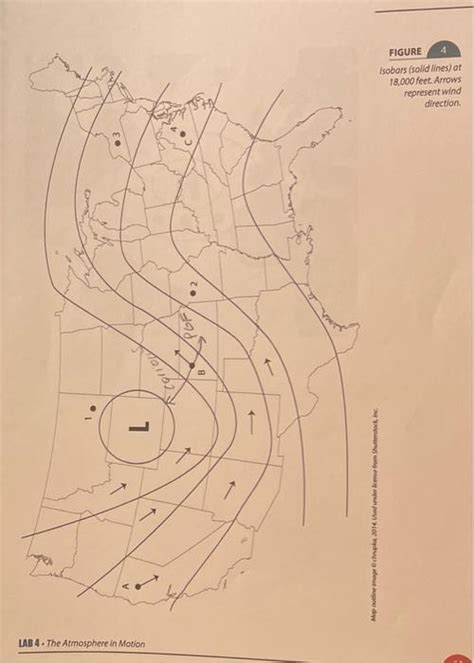Solved Current Surface Weather Map Solid Lines Are Isobars