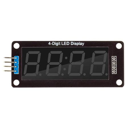 4 Digit Led 7 Segment Display Module Tm1637 Voltaat