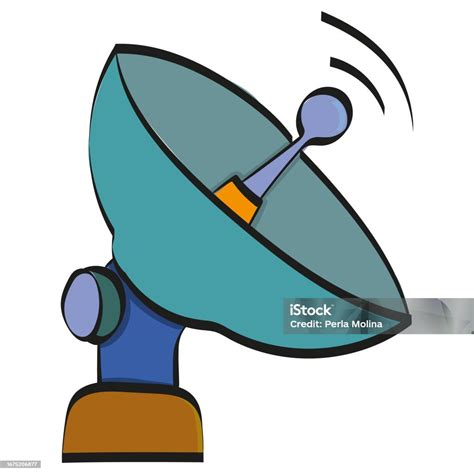 Cartoon Antenna Technology Stock Illustration Download Image Now