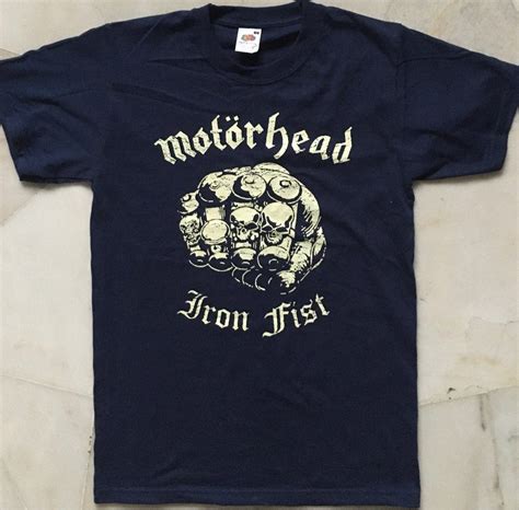 Motorhead Iron Fist T Shirt Metallica Anthrax Led Zeppelin Hawkwind