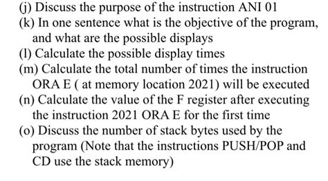 Solved Use The Intel 8085 Assemblerappendix F And