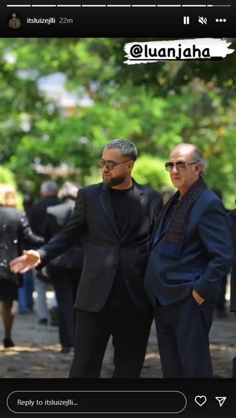 Luiz Ejlli Publikon Foto Përkrah Aktorit Luan Jaha Gjatë Xhirimeve Të Filmit Në Korçë