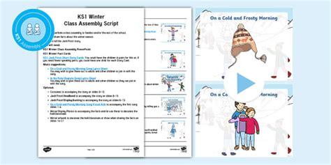 Ks1 Winter Themed Class Assembly Pack
