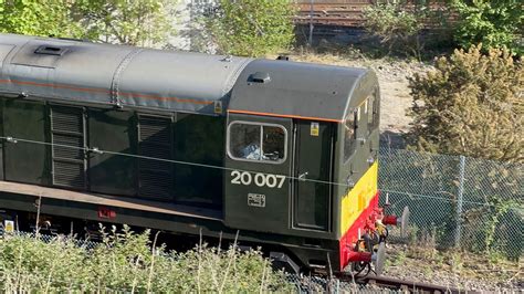 Class 20s 20007 And 20205 Arrive At The Mid Norfolk Railway 21st May