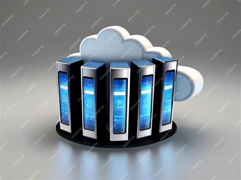 Premium Vector Vector Premium Cloud Server Database Storage Icon 3d Rendering On Isolated