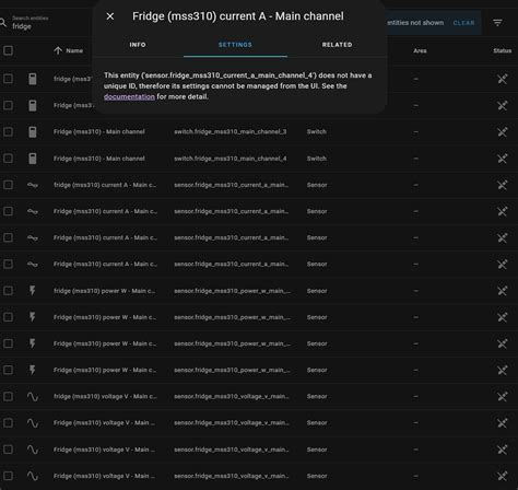 how do i remove read only entities configuration home assistant