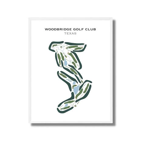 Woodbridge Golf Club Texas Golf Course Map Golf Map Golfer T