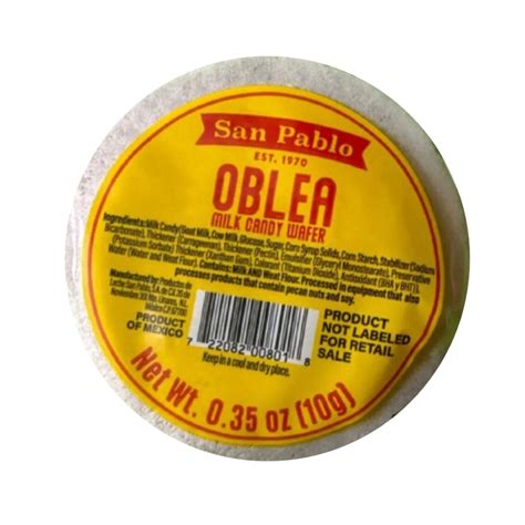 San Pablo Obleas Medium Wafer 5pc Dulcelandia Candy Stores