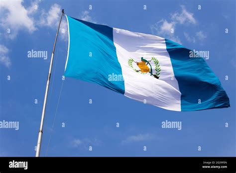 Flag Of Guatemala Declared A National Symbol On August 17 1871 Stock