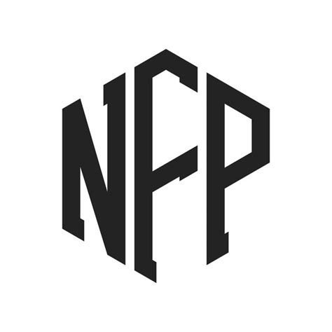 Premium Vector Nfp Logo Design Initial Letter Nfp Monogram Logo Using Hexagon Shape