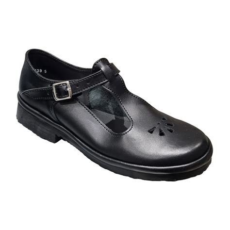 Grasshoppers Eureka Black Milled Tektan School Shoes Shop Today Get It Tomorrow