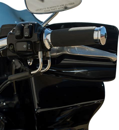 Klock Werks Flare Handguards Harley Davidson Hydraulic Clutch Blac