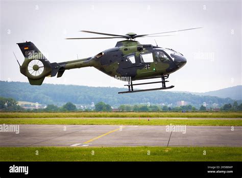 01 June 2023 Lower Saxony Bückeburg An Airbus Helicopters H135