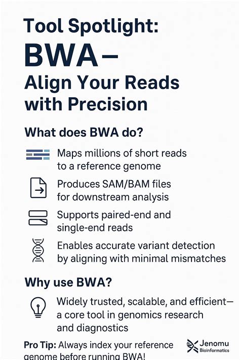 Bwa Readalignment Ngstools Bioinformatics Genomicspipeline… Jenomu Bioinformatics