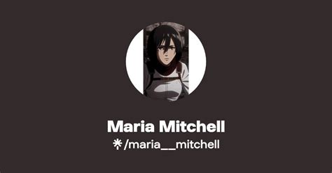 Maria Mitchell Twitter Instagram Facebook Twitch Linktree