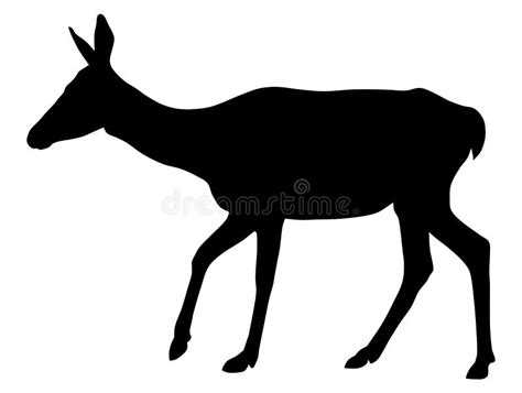 Doe Silhouette Clipart Image